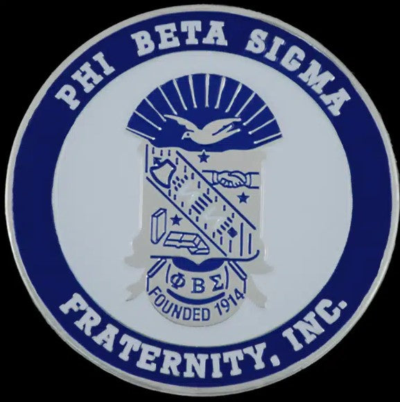Phi Beta Sigma Auto Emblem Round – Fraternal Regalia